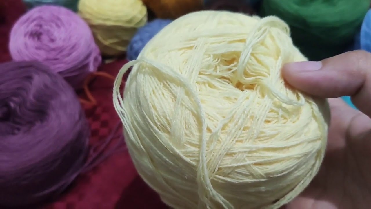 Crochet threads! Indophil? Polycotton? Finecotton? - YouTube