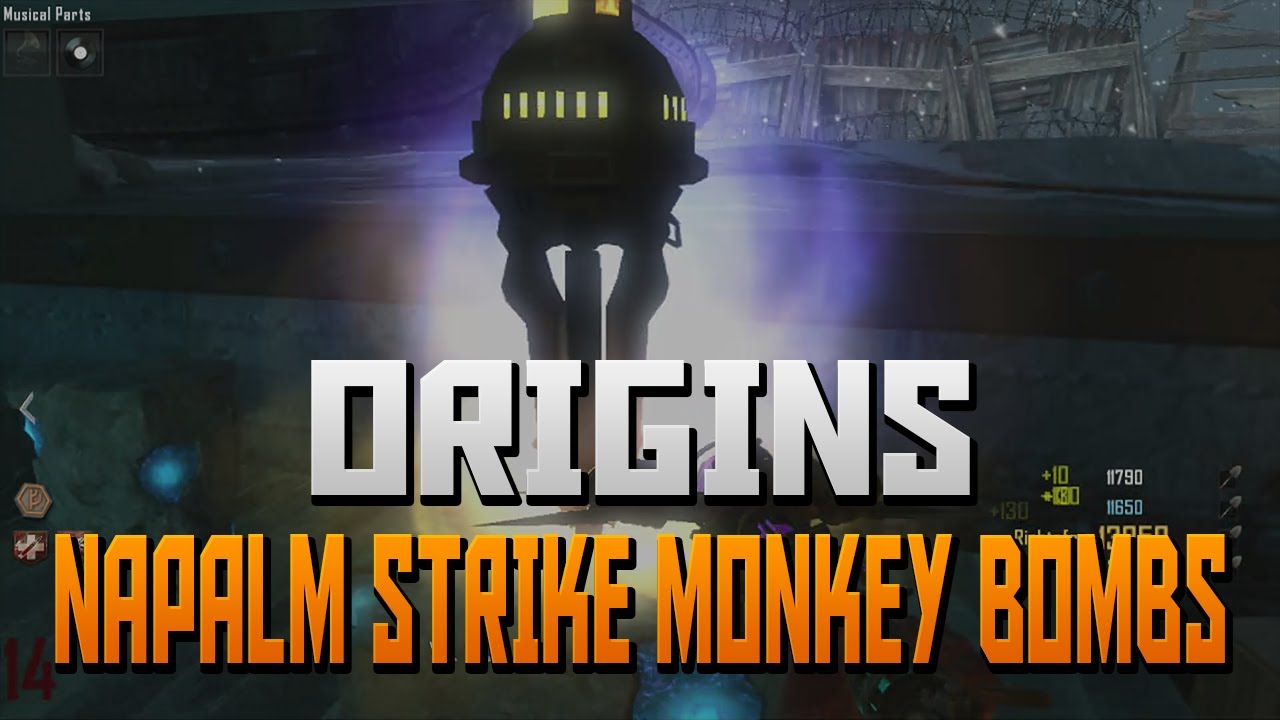 "Origins" NAPALM STRIKE Monkey Bomb - FULL GUIDE (Airstrike Tactical ...