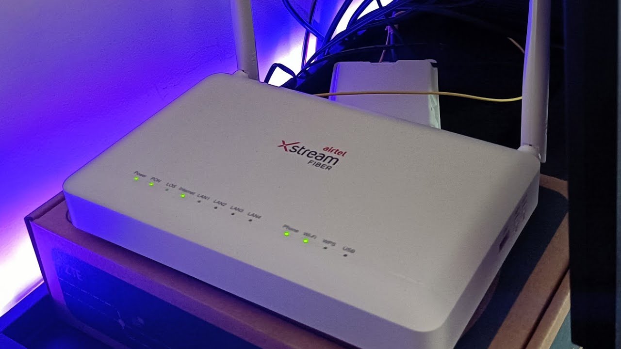 Airtel Xtreme Fiber | Unboxing | Installation | Speed Test | 40Mbps ...