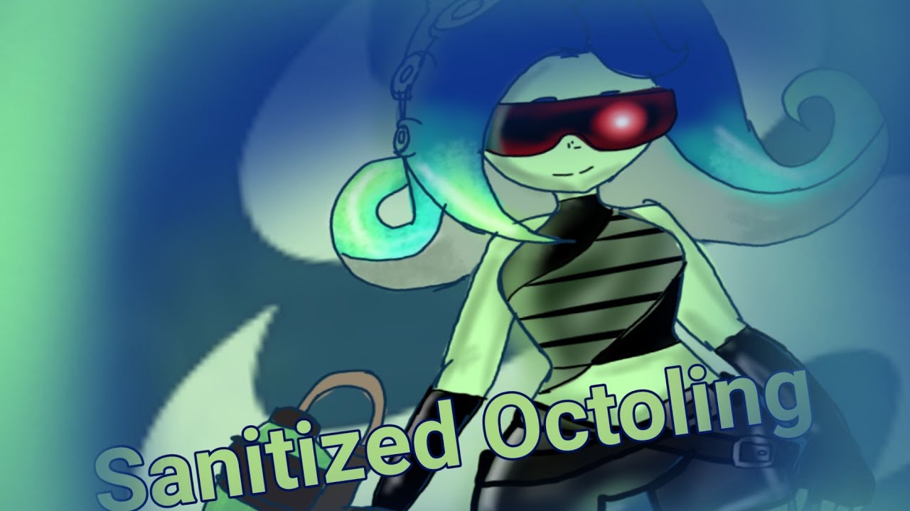 Sanitized Octoling speedpaint Splatoon - YouTube