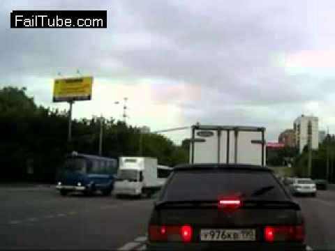 Fail - Through Red Light_Truck And Car Crash failing blog