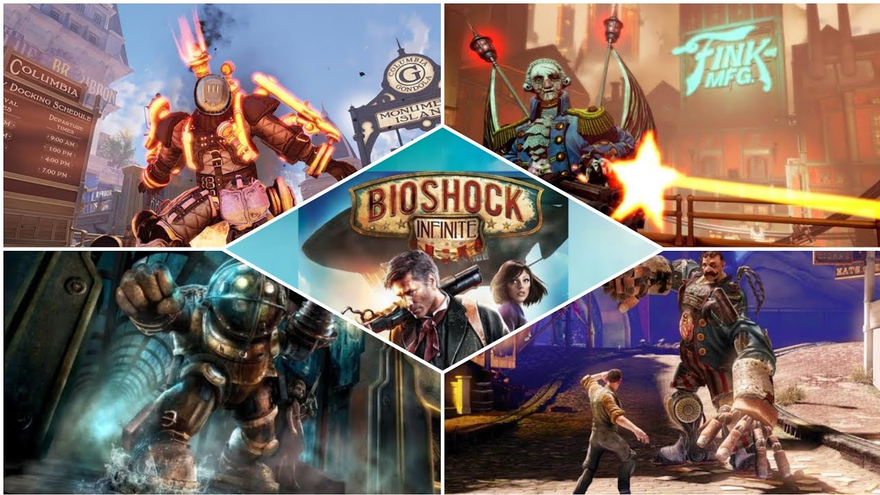BioShock Infinite: All Bosses + DLC - YouTube