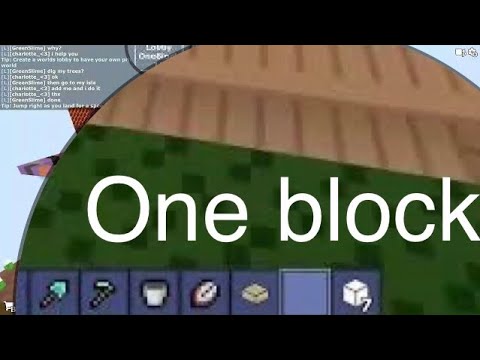 bloxd io one block - YouTube