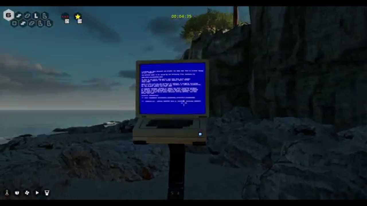The Talos Principle. Easter Egg А7: terminal with BSOD - YouTube