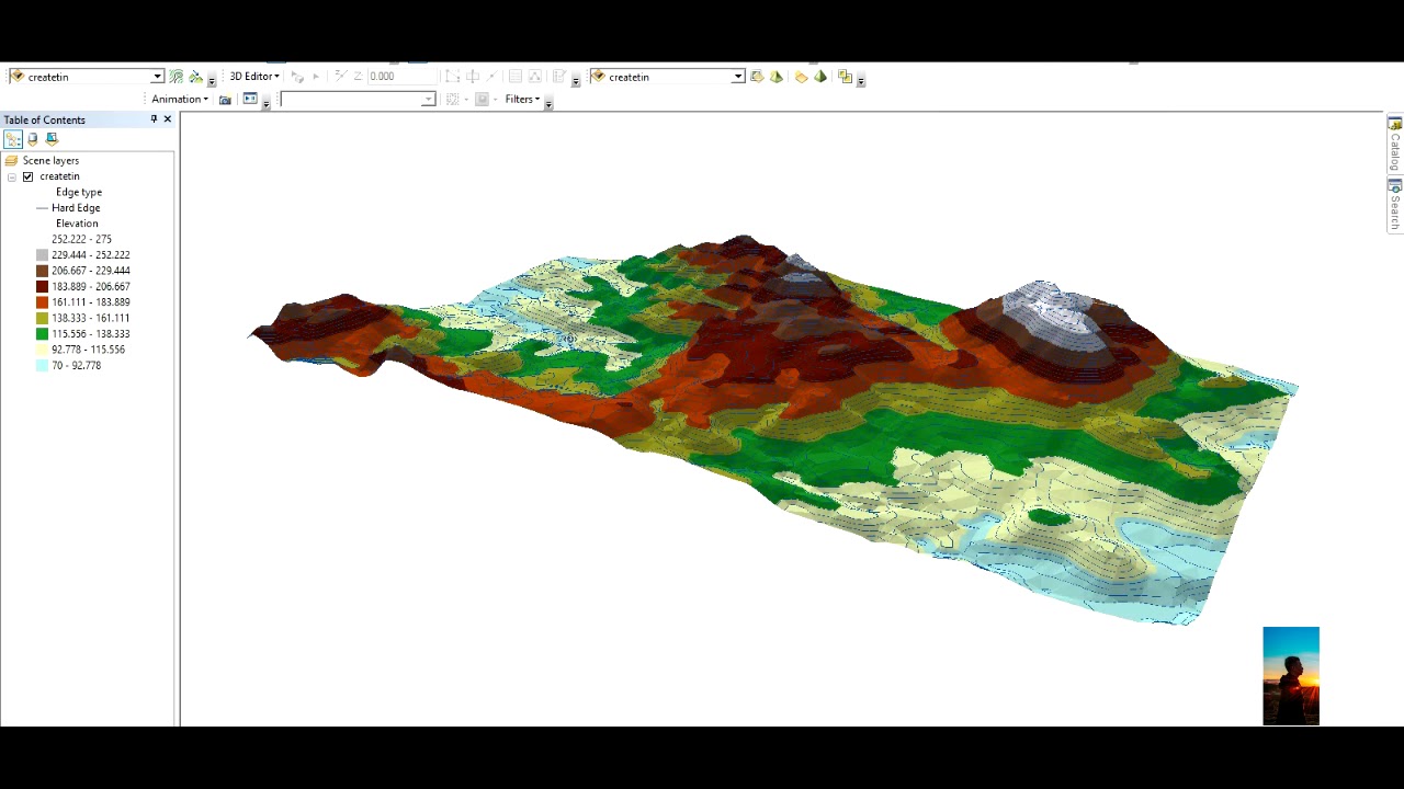 Arcmap To Arcscane for 3D Elevation View - YouTube