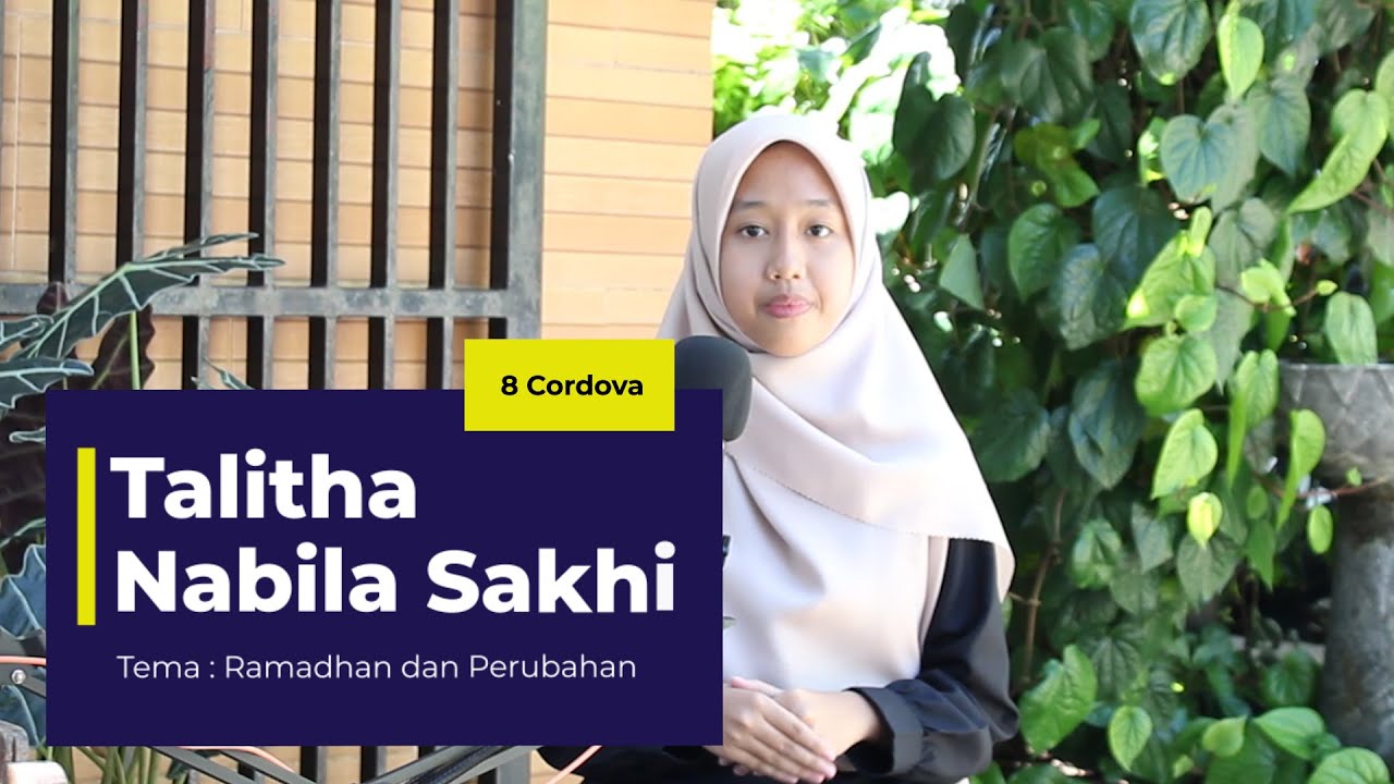 Talitha Nabila Sakhi | Kultum 23 Ramadhan 1445 H / 2024 M - YouTube
