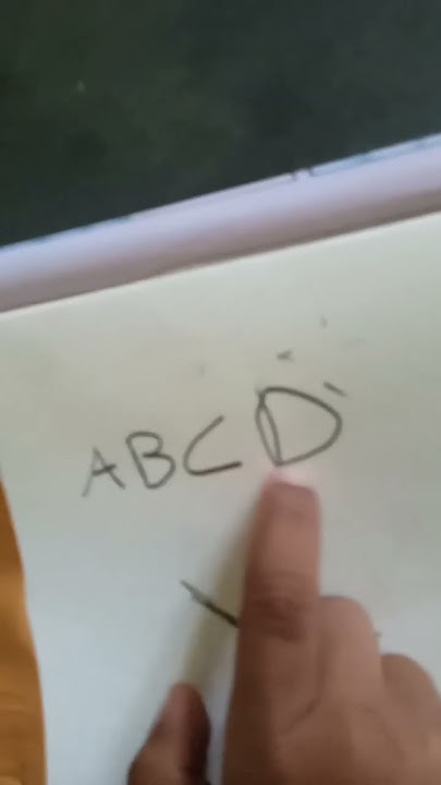ABCD alphabet - YouTube