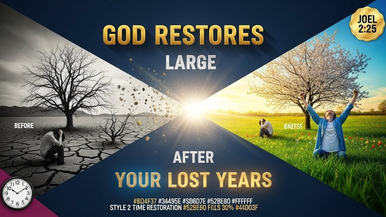 God Will Restore Your Lost Years | Powerful Prayer for Restoration ...