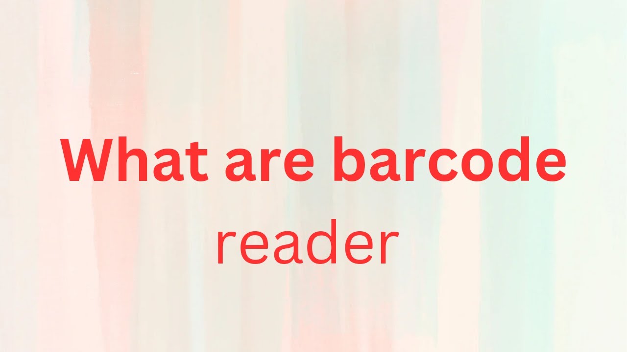 Class 1styear || what are barcode reader||computer science || it zainab ...