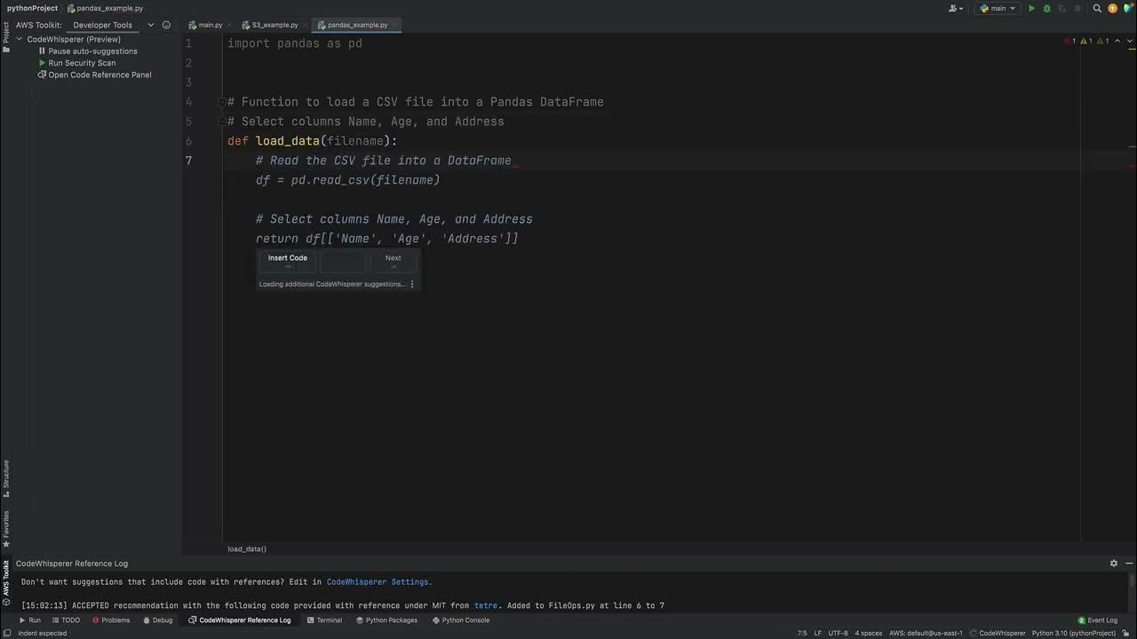 Amazon Codewhisperer With Unit Tests Youtube