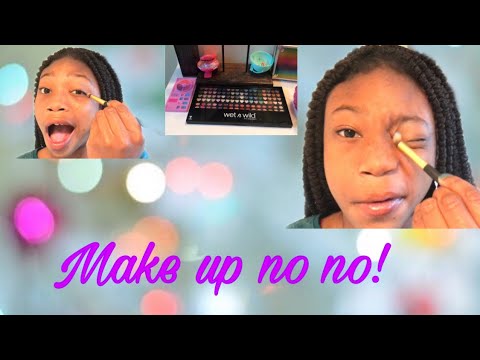 Make up Tutorial gone wrong! playing in makeup - YouTube