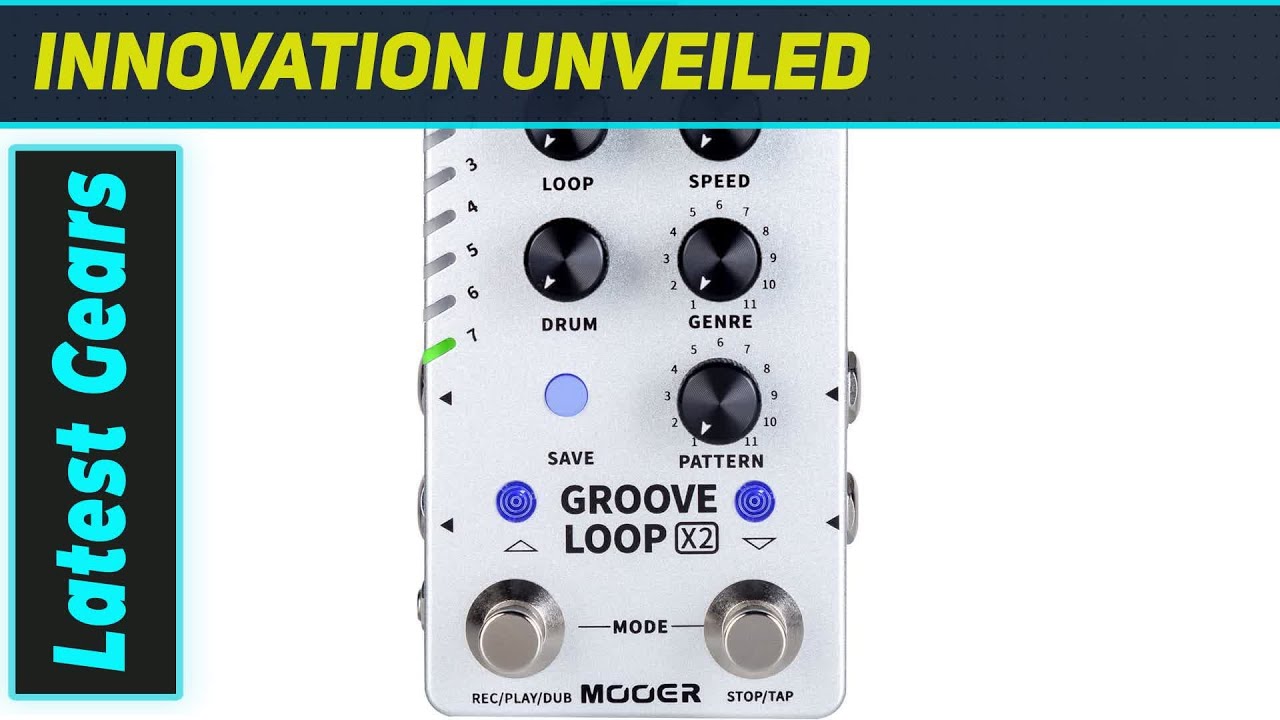 MOOER Groove Loop X2: The Ultimate Looper Drum Machine Pedal - YouTube
