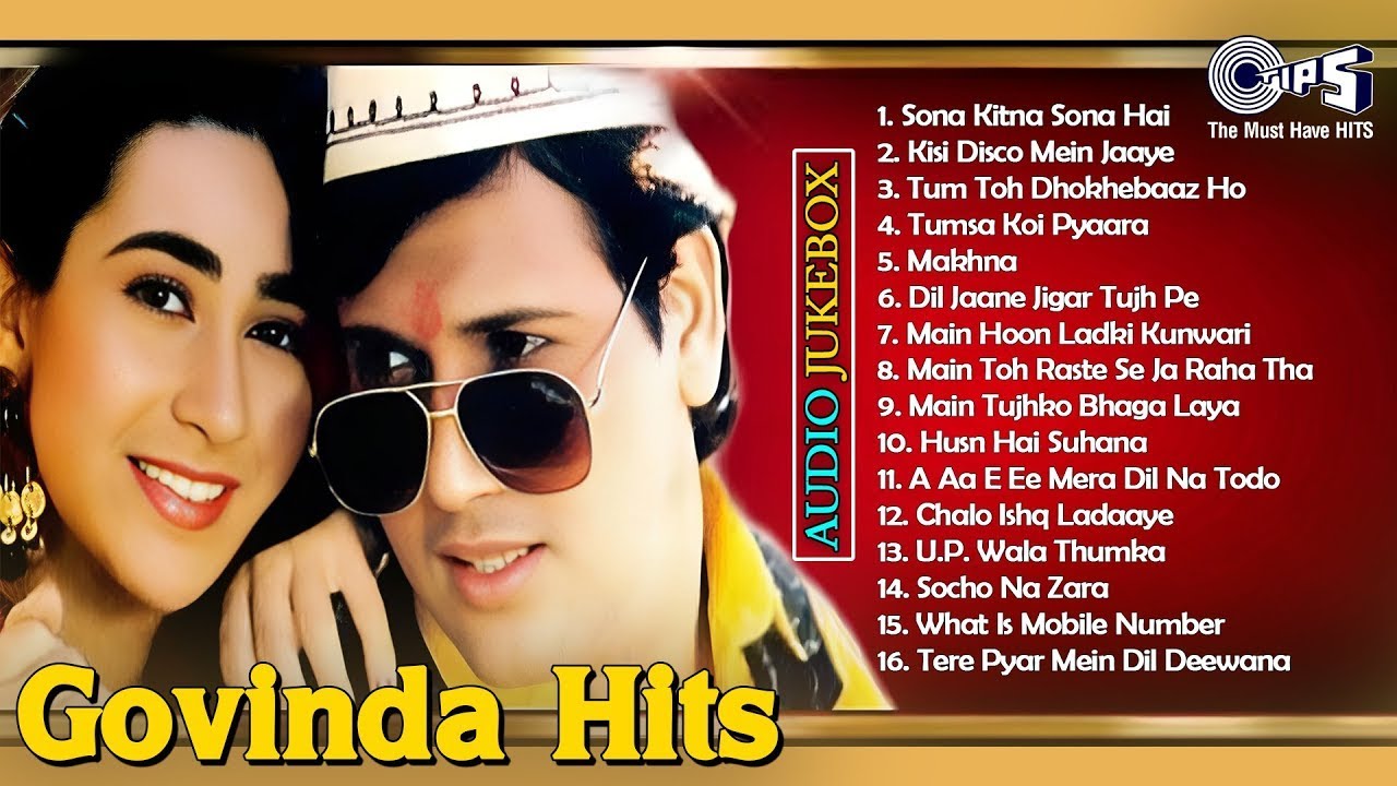 Govinda 💞 Karishma Kapoor||90's Block Buster Romantic💖💘hit Songs ...