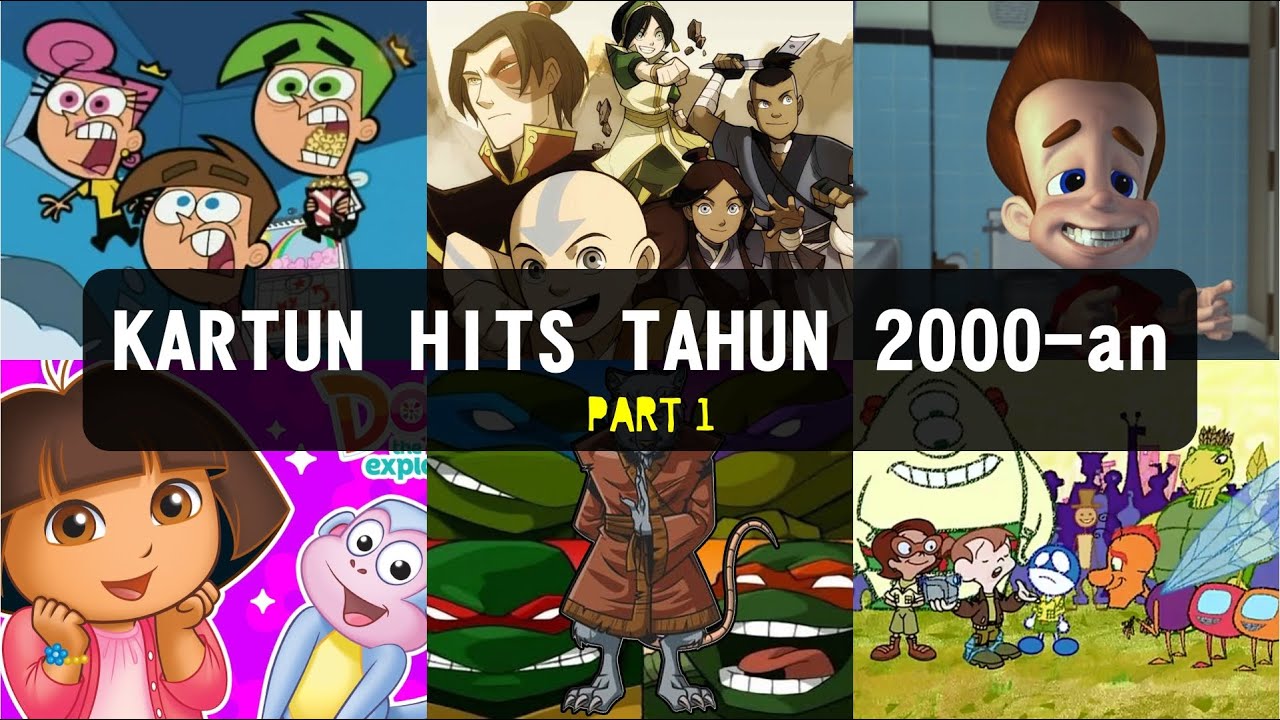 KARTUN HITS TAHUN 2000-AN!!! (PART 1) - YouTube