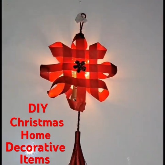 Christmas lantern DIY | How to make lantern with paper | Christmas home ...