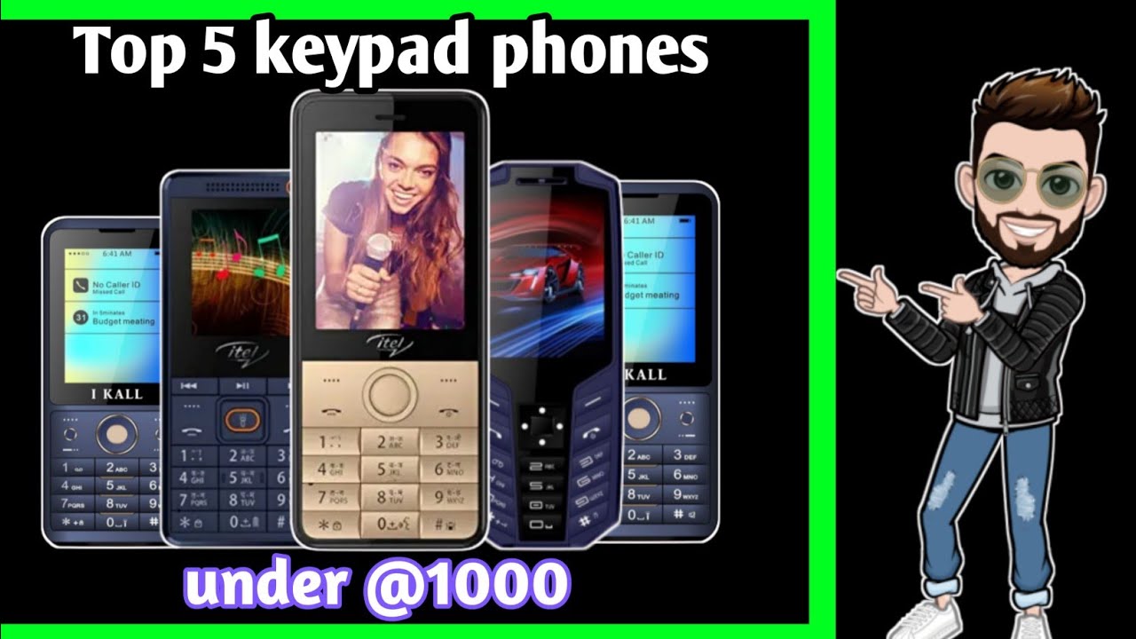 Top 5 best keypad (feature) phone under 1000 in 2020 || Best keypad ...