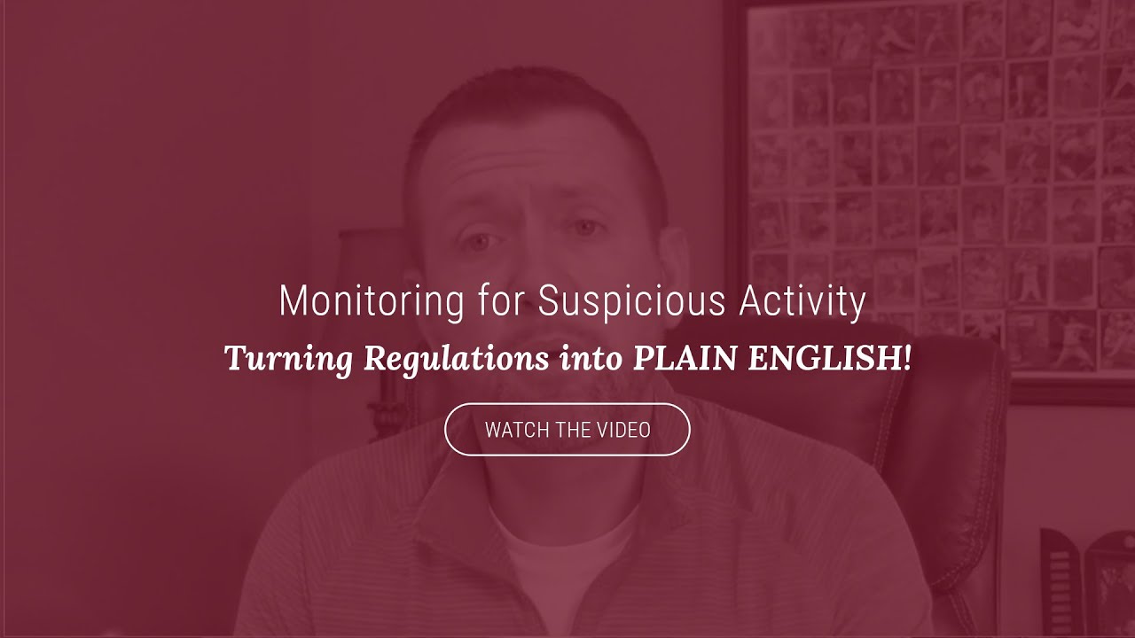 Monitoring for Suspicious Activity - YouTube