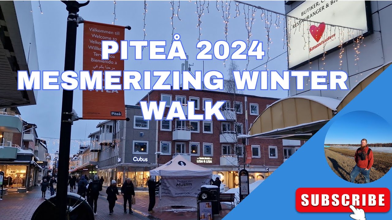 Piteå 2024 : Mesmerizing Winter Walk - YouTube