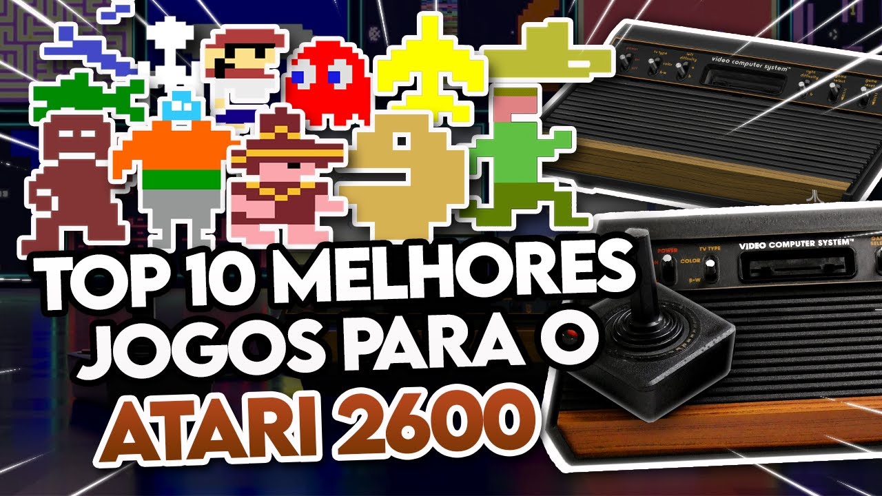 TOP10 MELHORES JOGOS DO ATARI 2600! Jogos CLÁSSICOS do CONSOLE ...