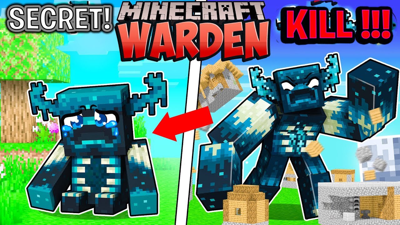 Secret Ways To Kill Warden In Minecraft - YouTube