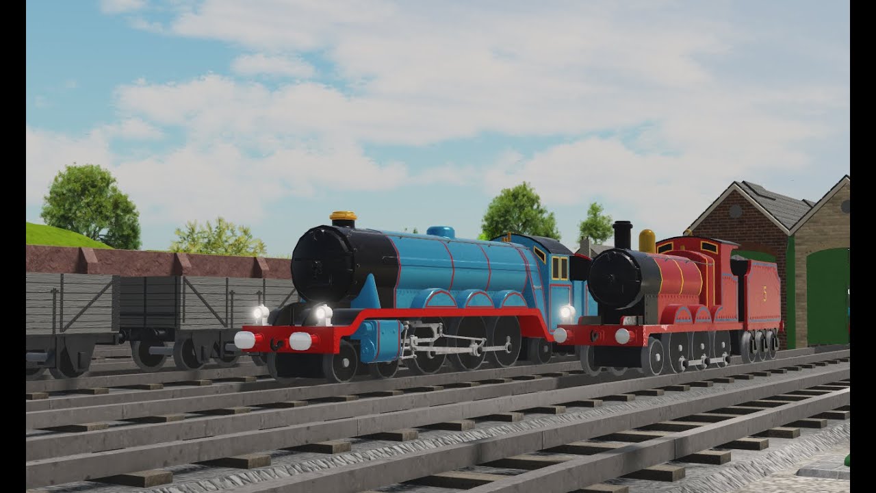 Metallic James & Gordon in Sodor Online Jobs A' Plenty! - YouTube