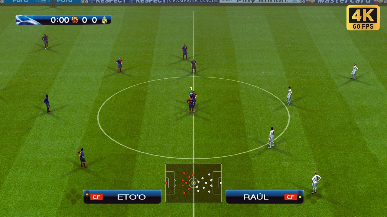 PES 2009 PC Gameplay UHD [4K 60FPS] - YouTube
