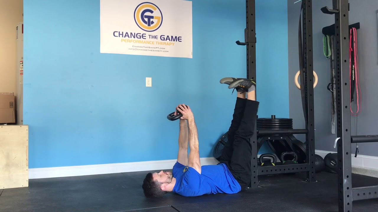 Straight Leg Lowering at Rack - YouTube