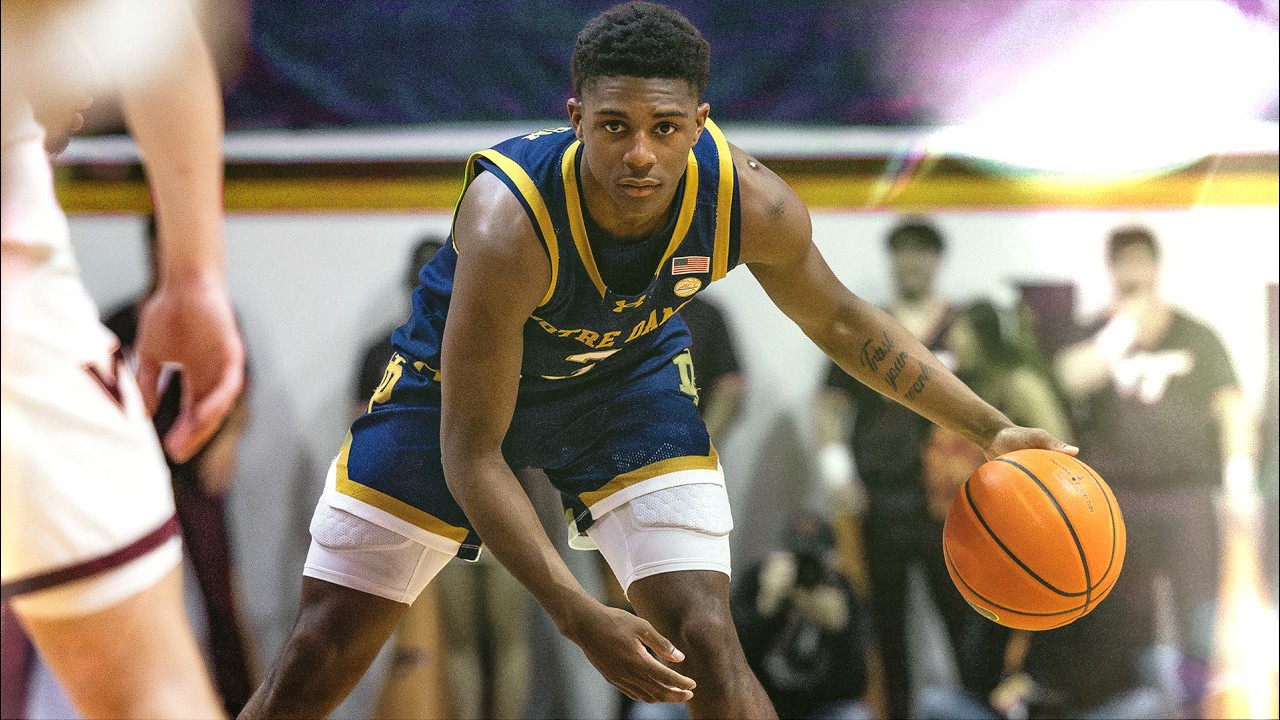 ACC Rookie of the Year is just the start for Markus Burton 😤 | Notre ...