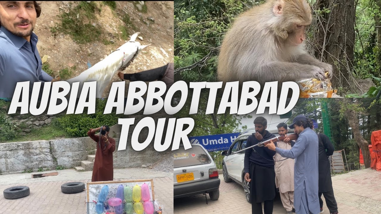 Aubia abbottabad tour💕💕|monkey bhoka tha🤦‍♀️ - YouTube