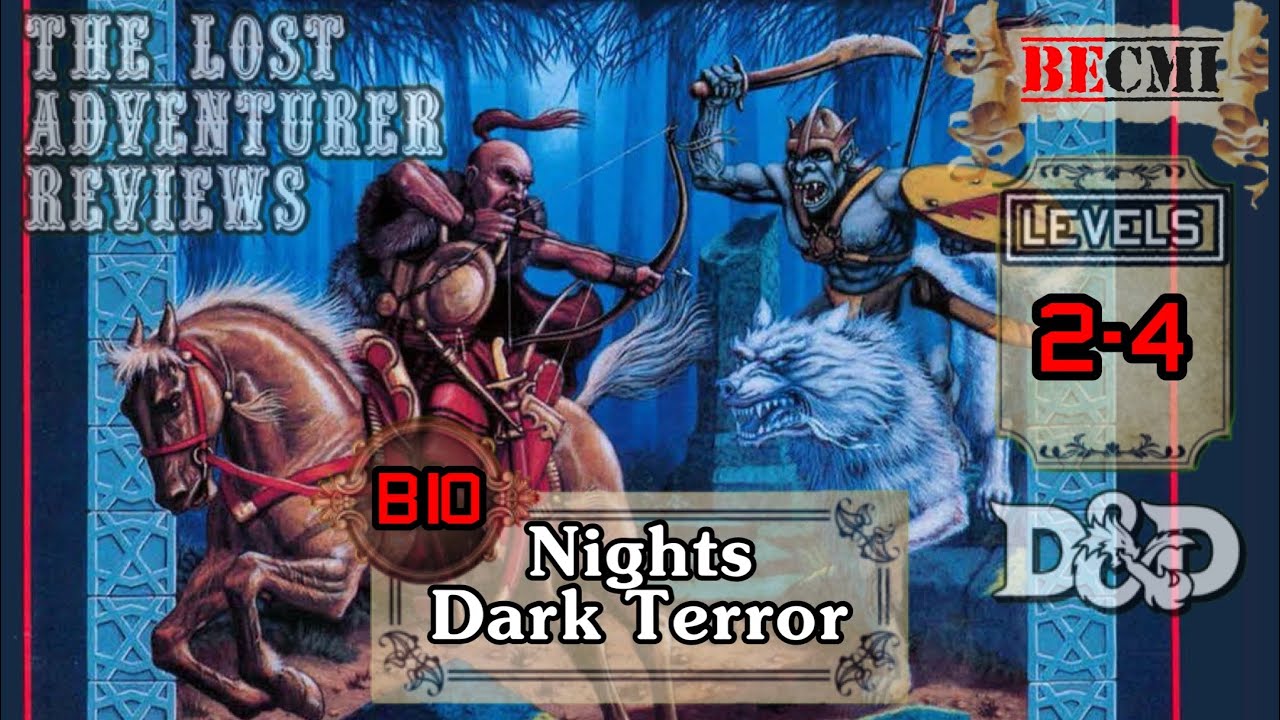 A Review of B10: Nights Dark Terror. A BECMI Dungeons and Dragons ...
