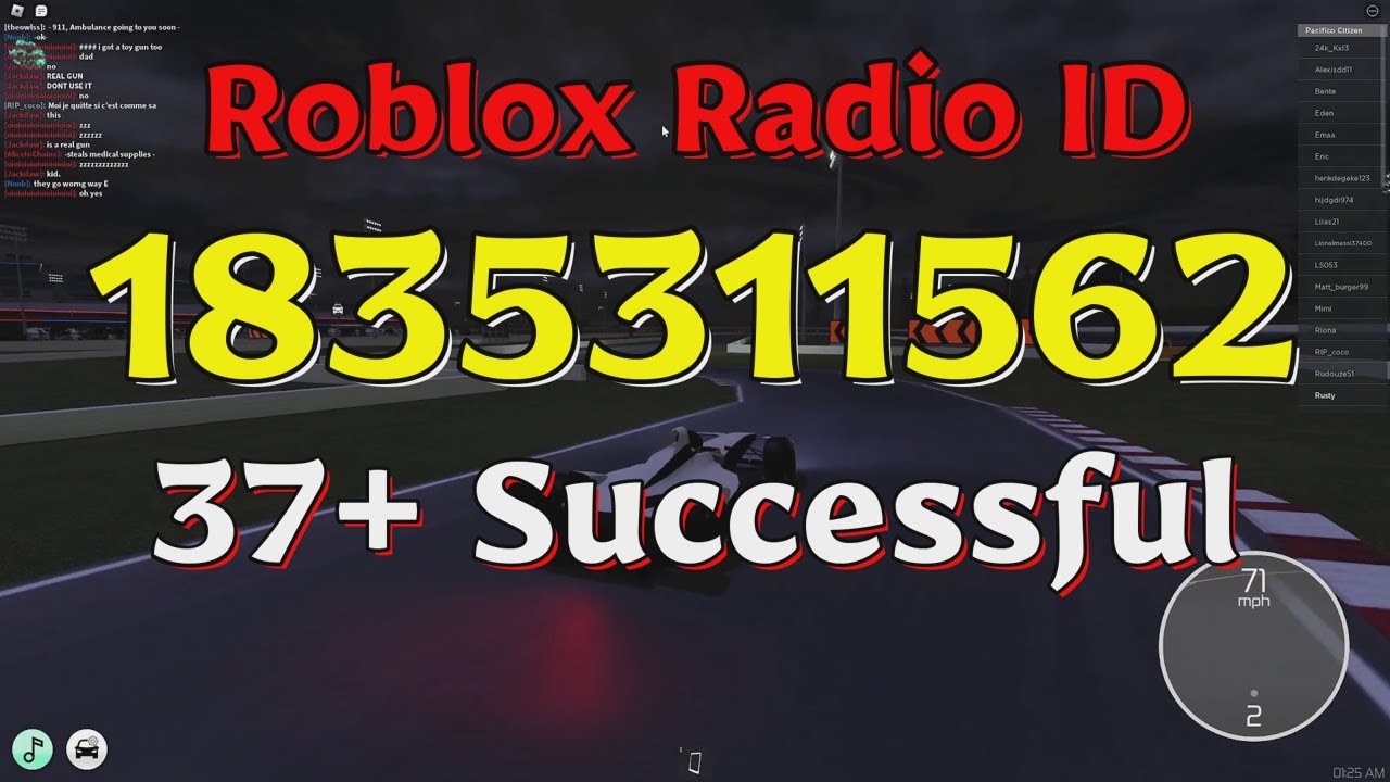 Successful Roblox Radio Codes/IDs - YouTube