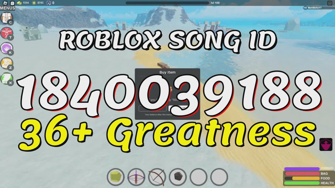 36+ Greatness Roblox Song IDs/Codes - YouTube