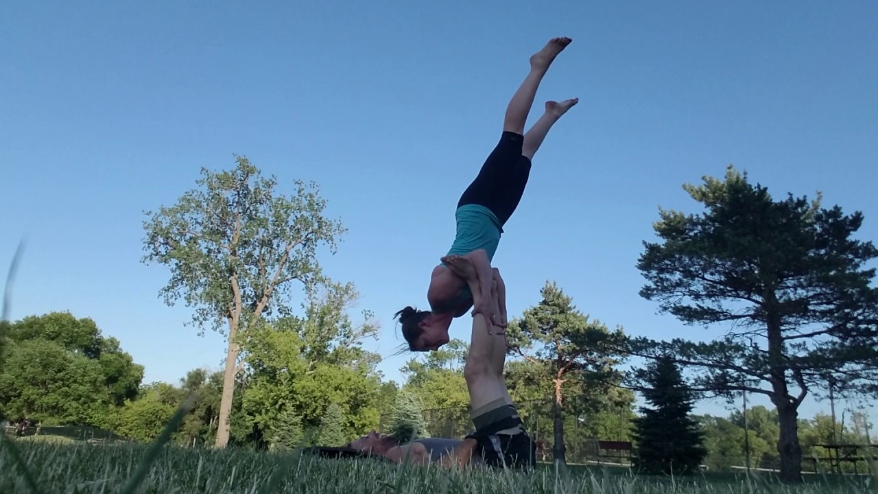 Dragon Flag Parade acro yoga - YouTube