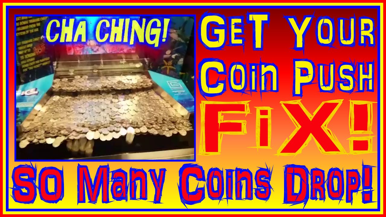 💲 Chuck E Cheeses RAPID FIRE Coin Pusher Machine TICKETS JACKPOT ...