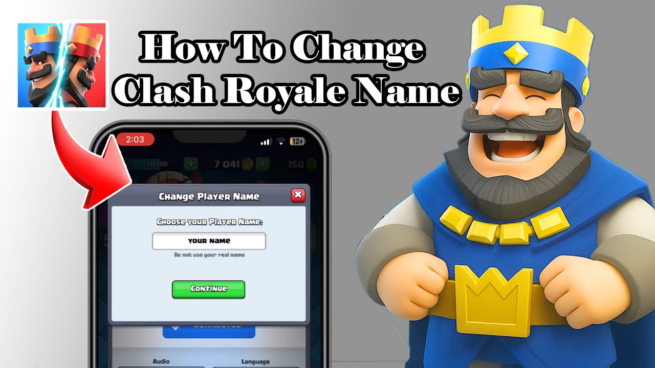 How To Change Your Name In Clash Royale (UPDATED 2026) - YouTube