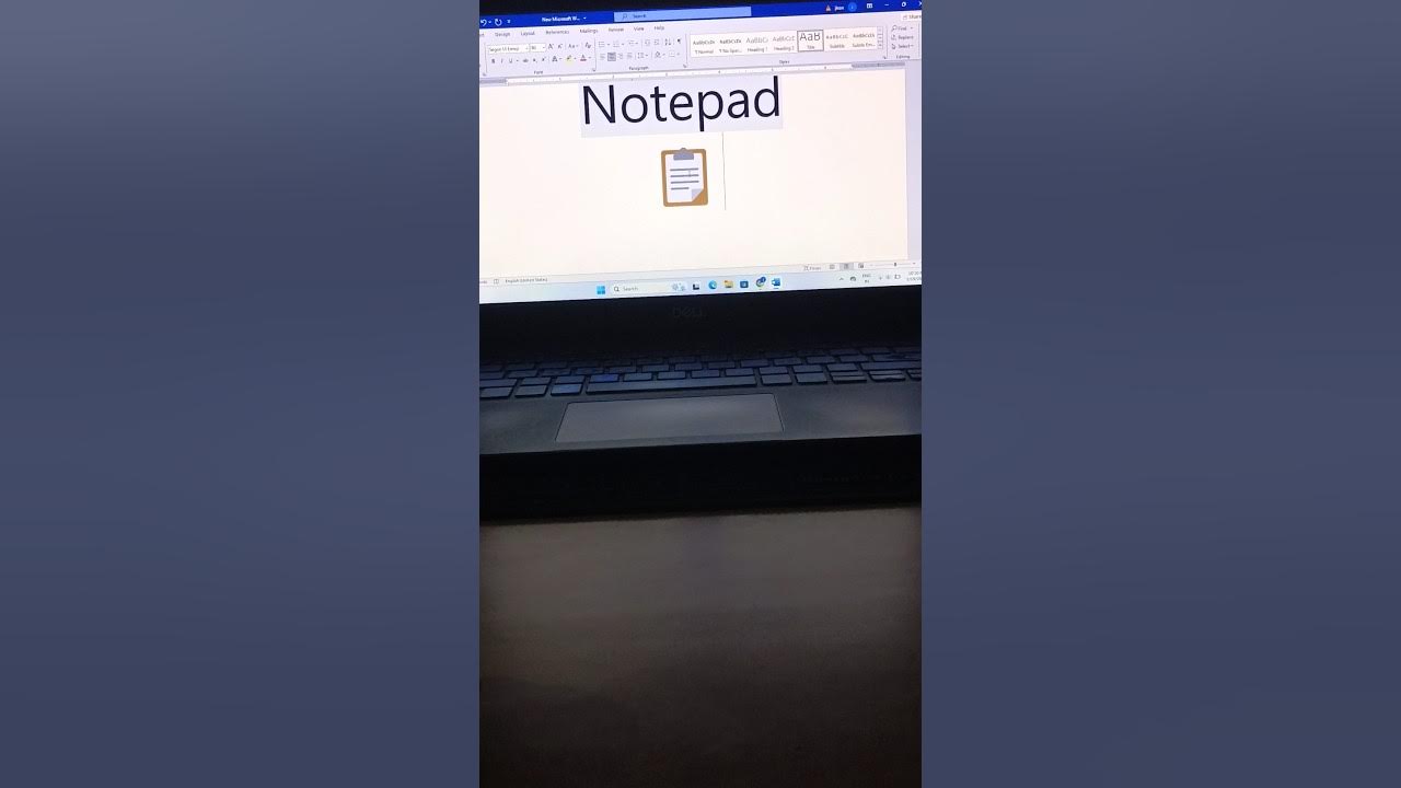 Notepad & MS word magic tricks #foryoupage #explor #skybirdcomputer #fyp #learning #trick # ...