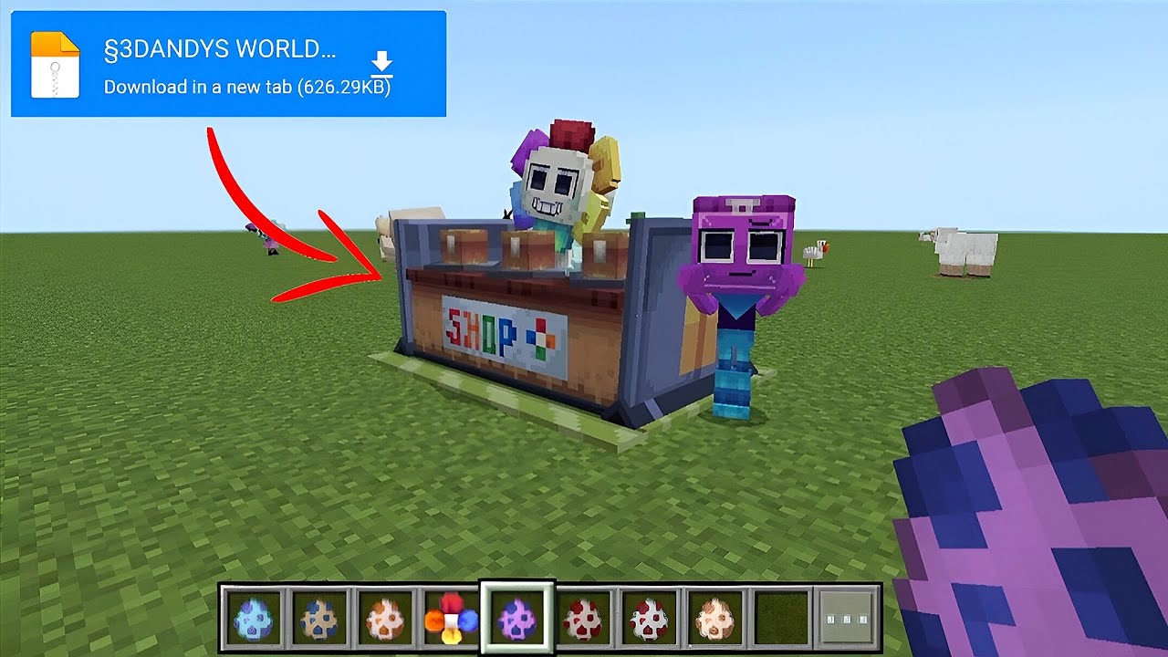 Dandys World ADDON for minecraft PE #minecraft - YouTube