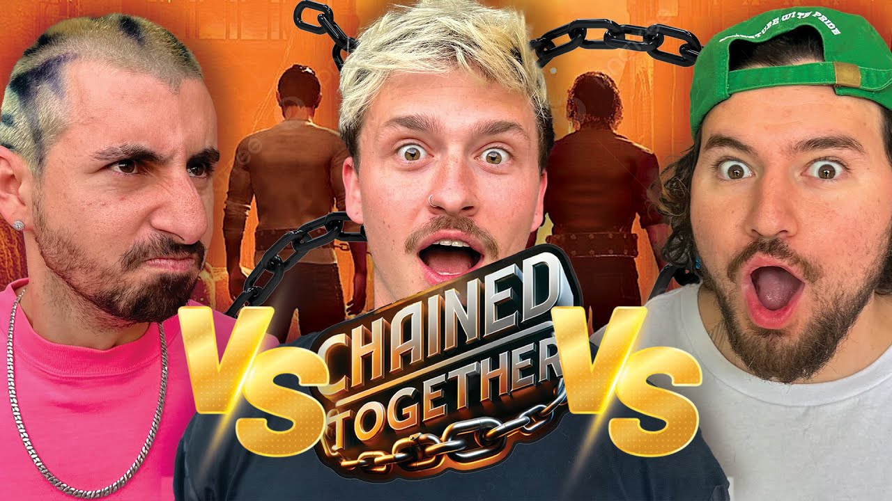 Best Friends Race to The Top In Chained Together!!! - YouTube