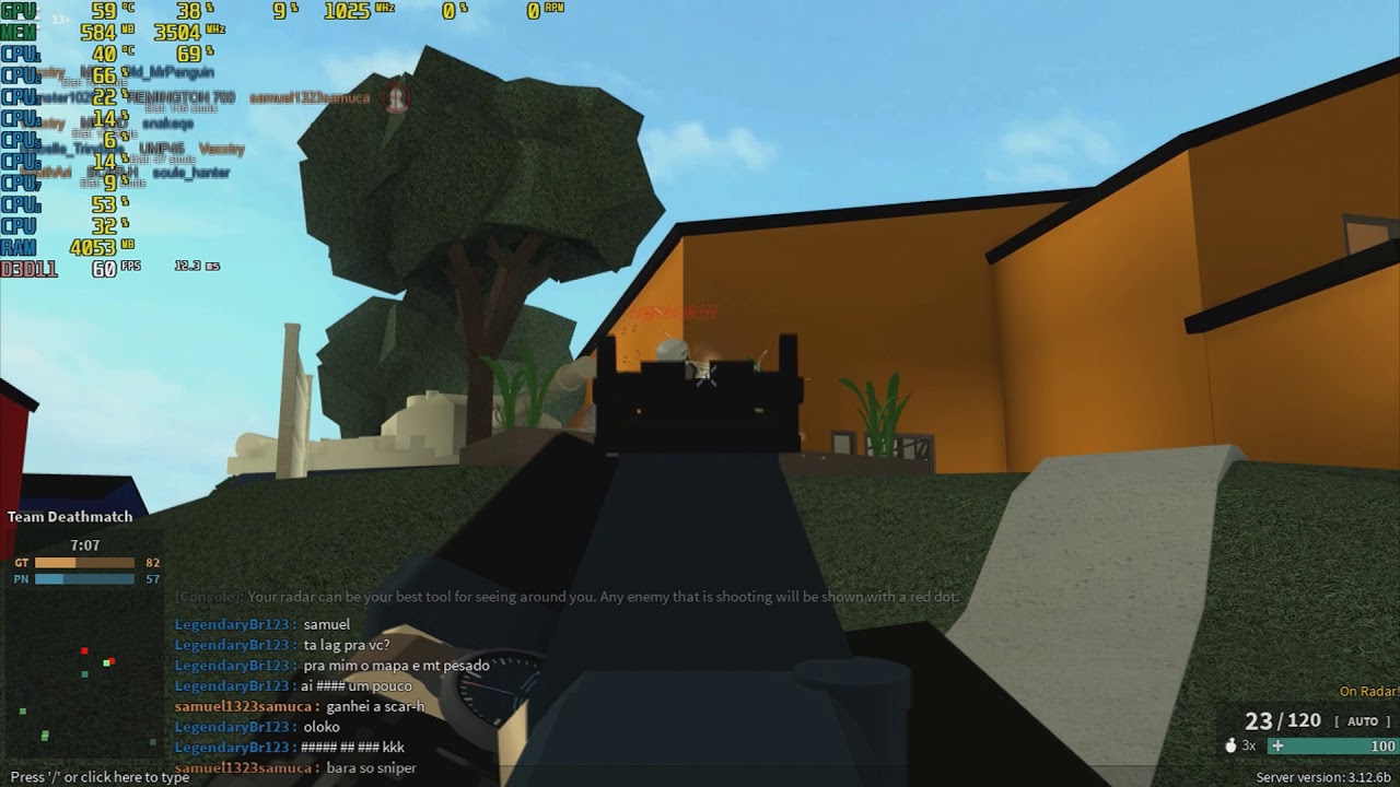 Roblox teste GTX 1050 - YouTube