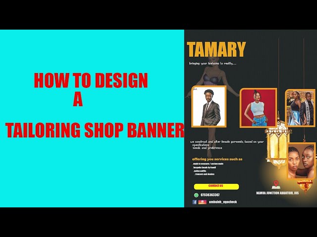 Tailoring Shop Banner