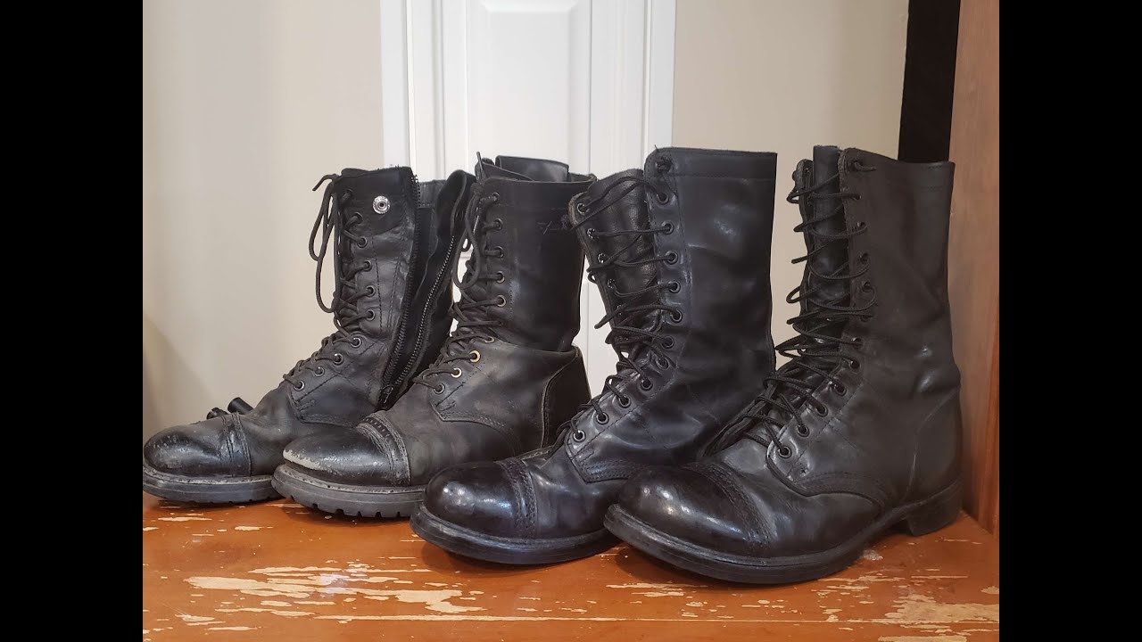 Modern Bates Jump Boot vs Old Corcoran Jump Boots - YouTube