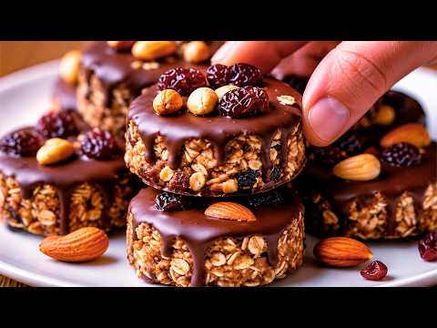 These Chocolate Oat Bites Are Better Than Candy! No Flour, No Added Sugar