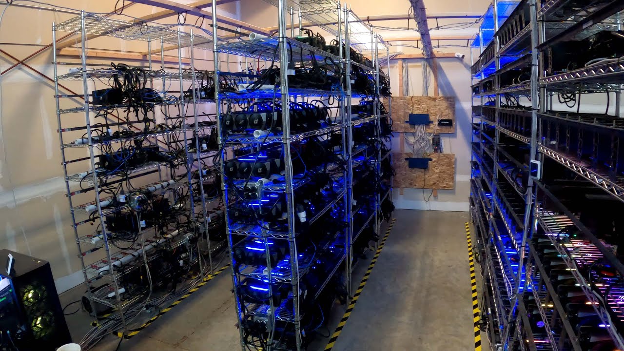 GPU Mining Farm - Redoing Wiring From 12 to 14 GPU Rigs, Moved Our ...