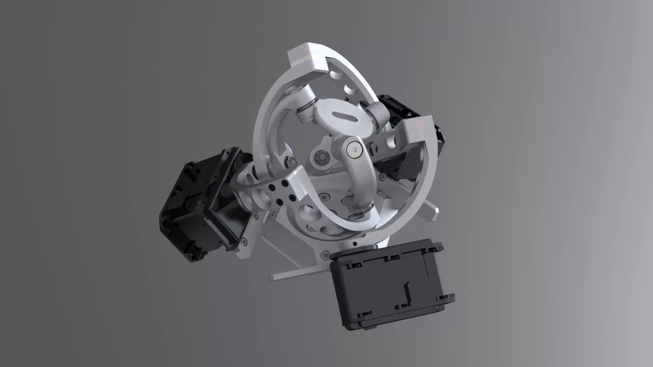 SPHERICAL PARALLEL MANIPULATOR - AGILE EYE - YouTube