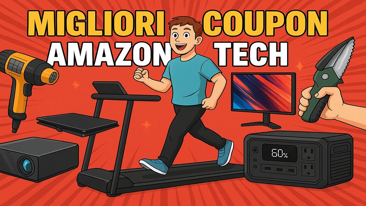 10 GADGET TECH in SUPER SCONTO con COUPON AMAZON! - YouTube