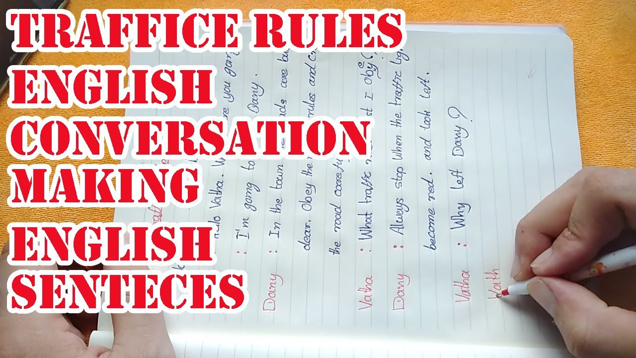 Traffic Rules, English Conversation, Making English Sentences, Daily ...