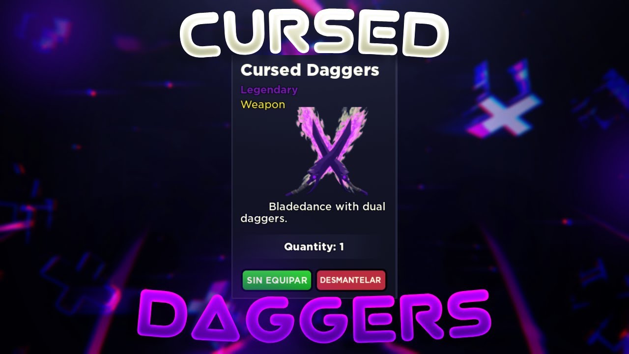 MEJOR METODO PARA CONSEGUIR DAGAS MALDITAS!! - BEST WAY TO GET CURSED DAGGERS!! | Kaizen - YouTube