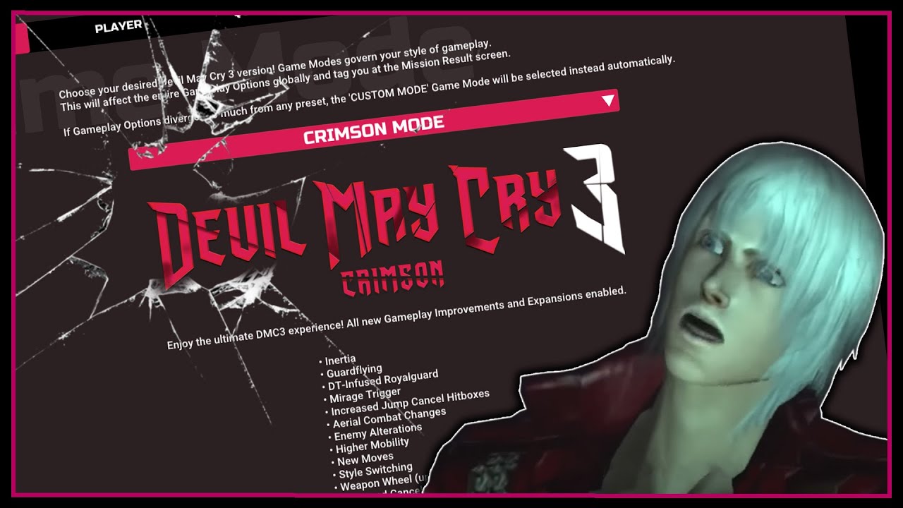 DEVIL MAY CRY 3 JUST GOT BETTER!!! | DMC3 Crimson Mod Beta - YouTube
