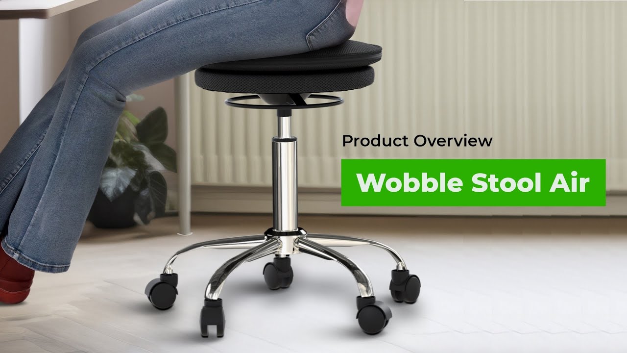 Wobble Stool Air Balance Stool Overview balance ball stool with wheels ...
