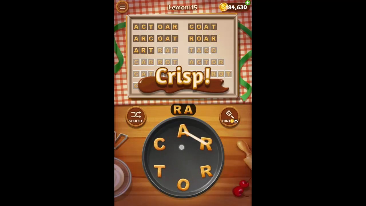 Word Cookies Lemon Pack Level 15 Answers - YouTube